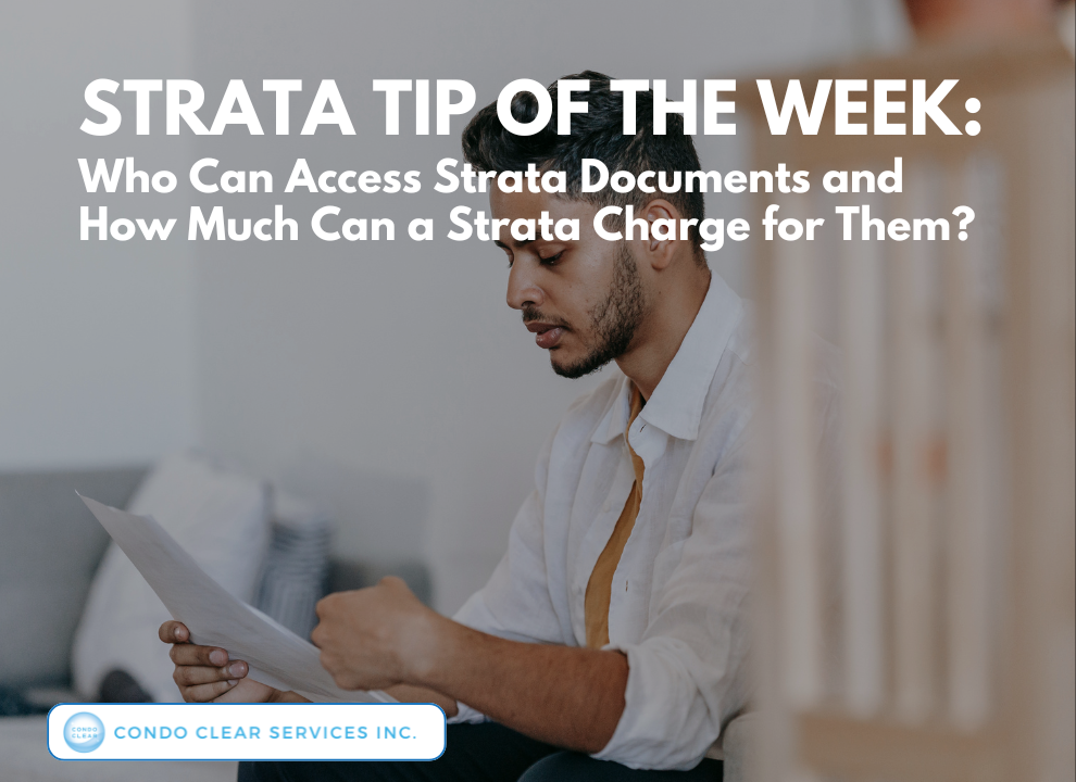 Strata Tip of the Week - Who Can Access Strata Documents and How Mu...