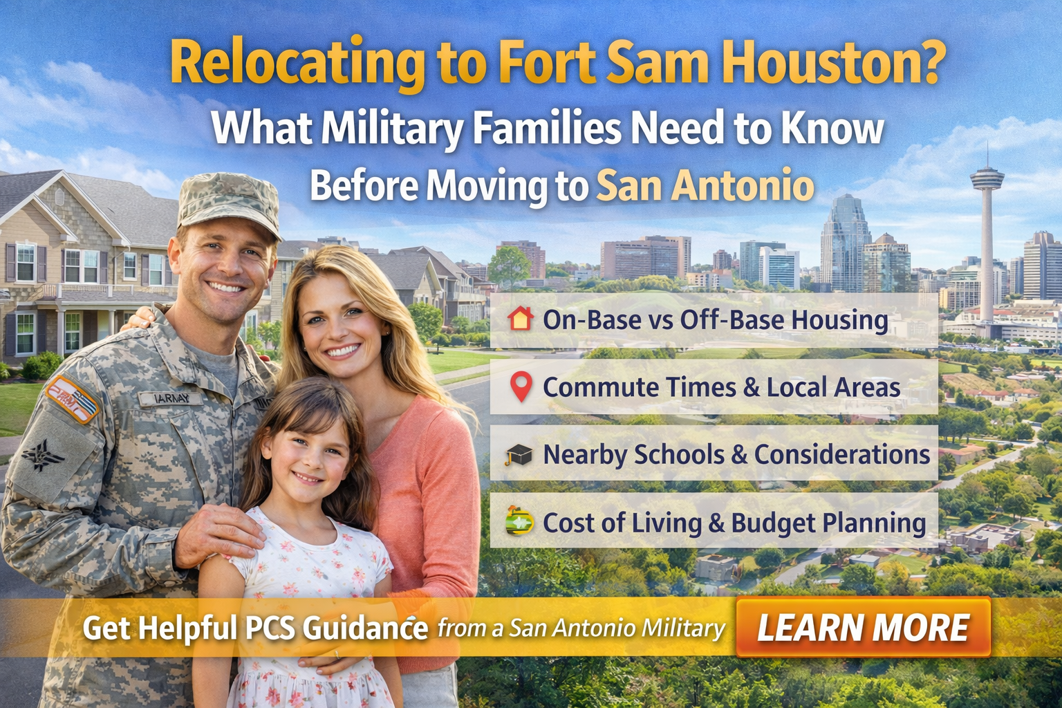 Relocating to Fort Sam Houston - Kristen Smith