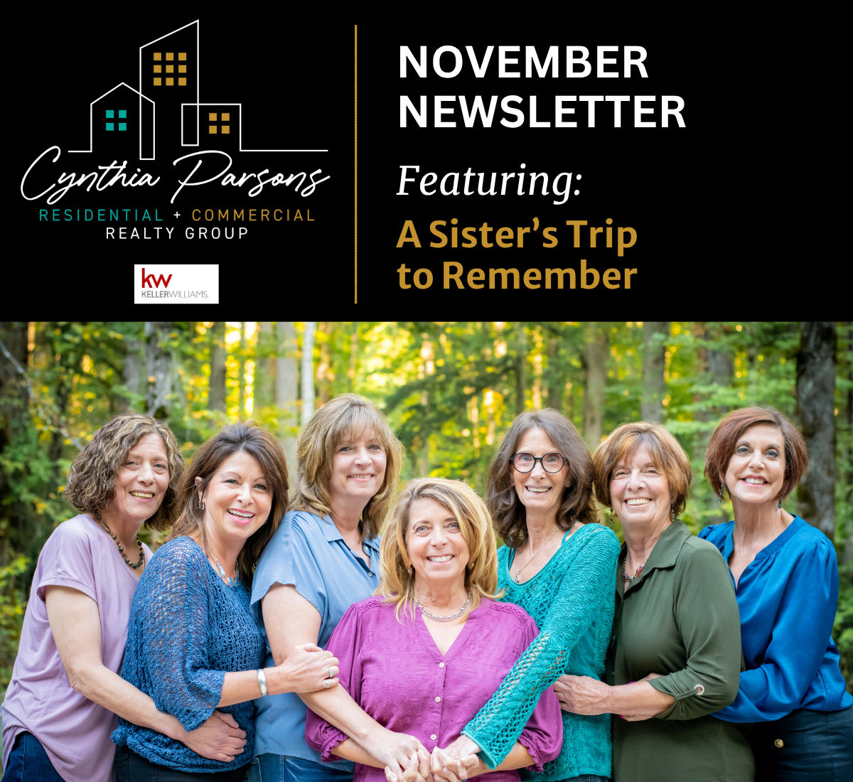 November 2025 Newsletter - Cynthia Parsons - Real Estate Professional