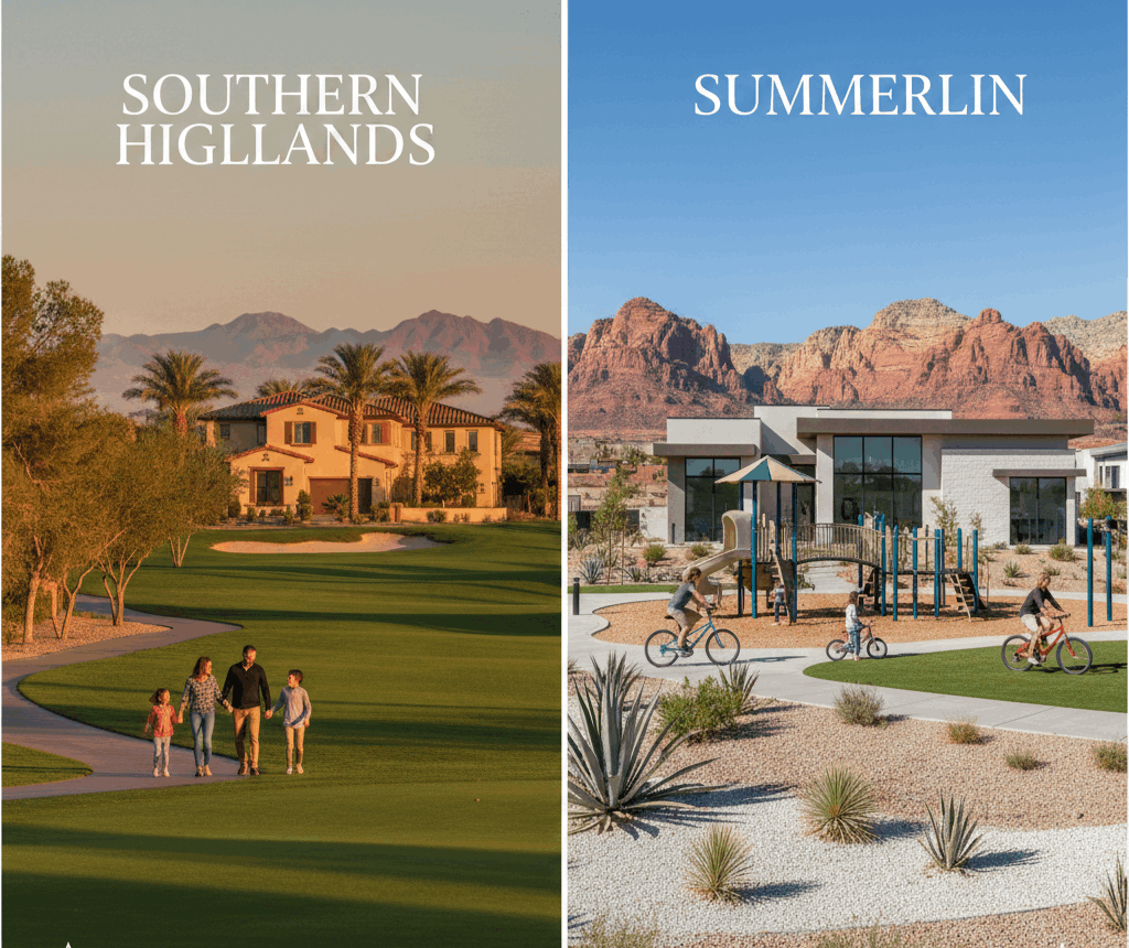 Southern Highlands vs Summerlin Las Vegas Comparison | Ryan Rose